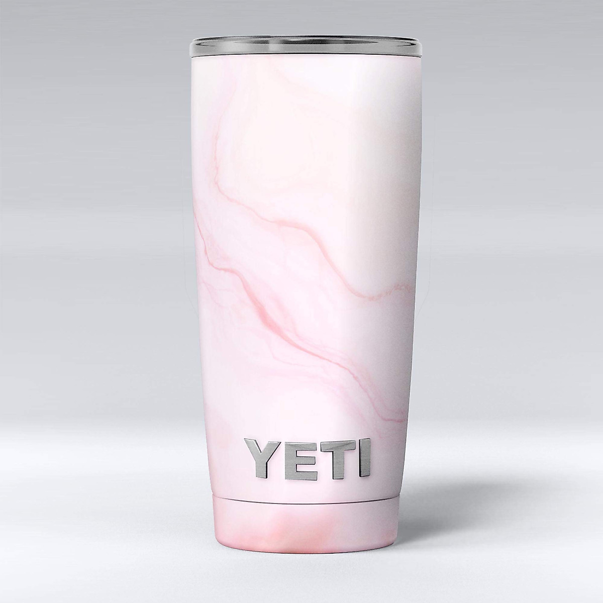 Design Skinz Marble Surface V1 Pink - Skin Decal Vinyl Wrap Kit Compatible with The Yeti Rambler Cooler Tumbler Cups
