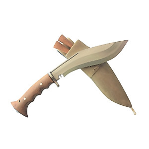 8 Inch Khukuri/Kukri Knife : Model - Iraqi Gripper Blocker, Handmade Machete, Bladed