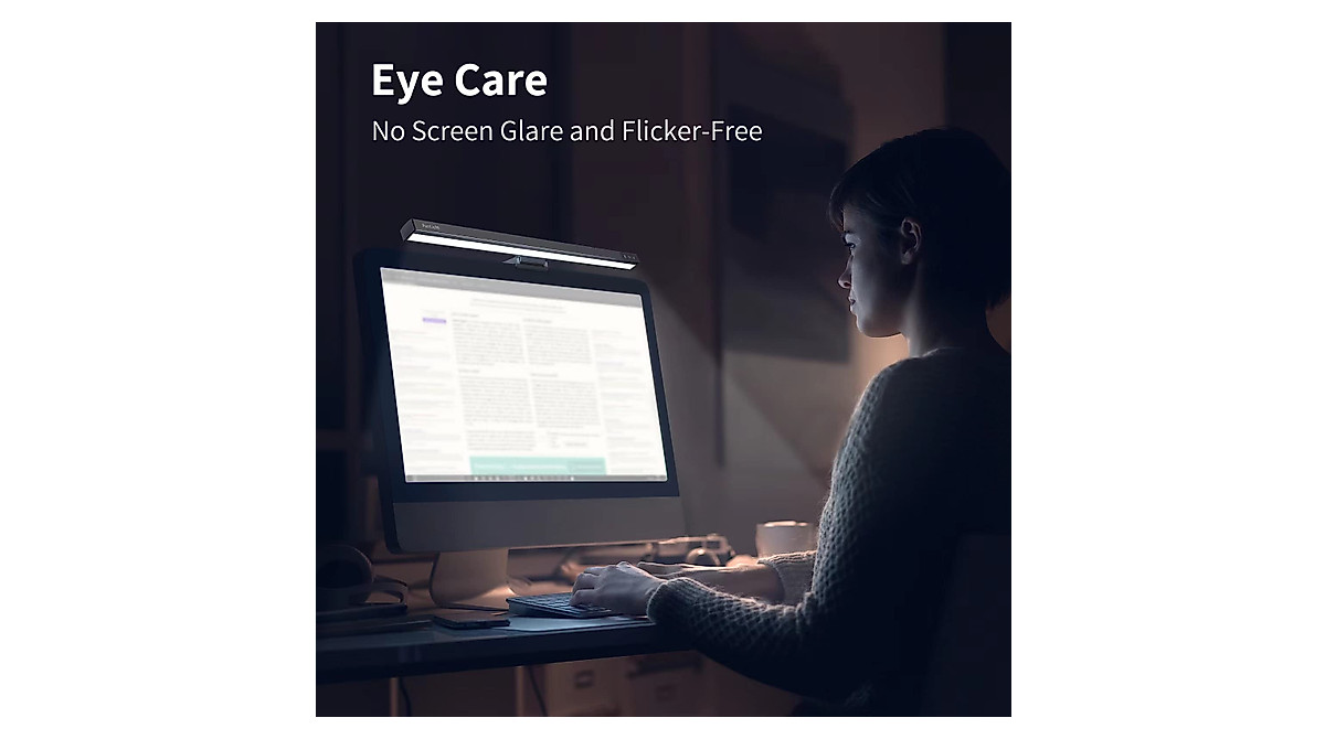 Eye-Caring Funlicht Monitor Light Bar for Your Desk