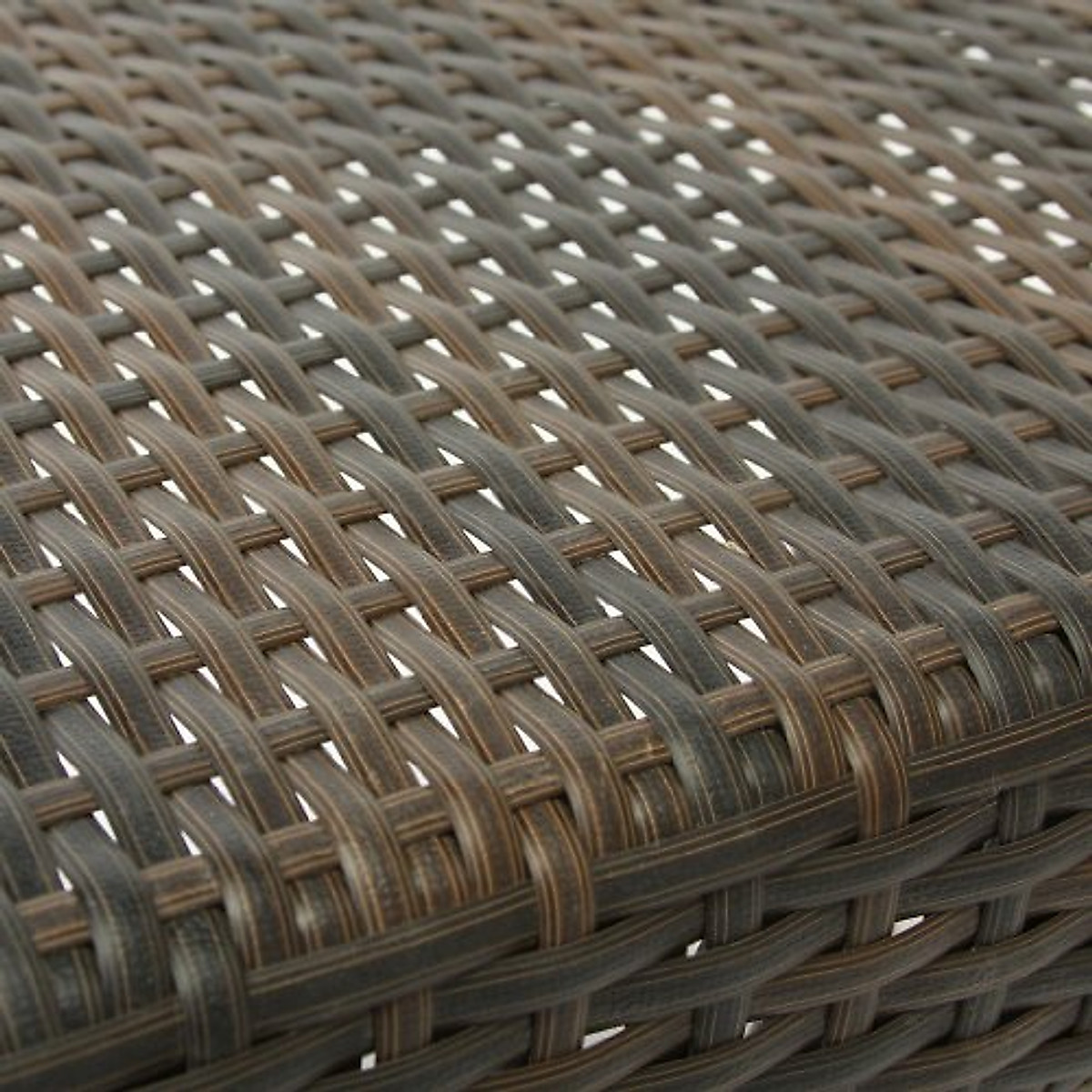 Christopher Knight Home Salem Outdoor Wicker Adjustable Folding Table, Multibrown