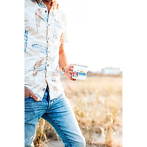 Good Vibes Retro Camper Enamel Mug, Camping Coffee Mug, Beach Surf Lover Gift, Camp Outdoor Mug (12oz)