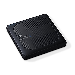 WD 1TB My Passport Wireless Pro Portable External Hard Drive, Wifi USB 3.0 - WDBVPL0010BBK-NESN