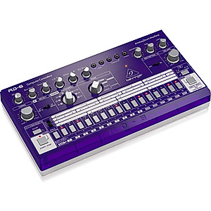 Behringer Rhythm Designer RD-6 Analog Drum Machine, Purple Translucent