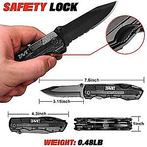 Gifts for Men Him Dad Husband, Multitool Knife, Stocking Stuffers for Men, Birthday Gifts for Men, Gadgets for Men, Gifts for Men Unique, Gift Ideas, Camping Gifts, Hunting Gifts.