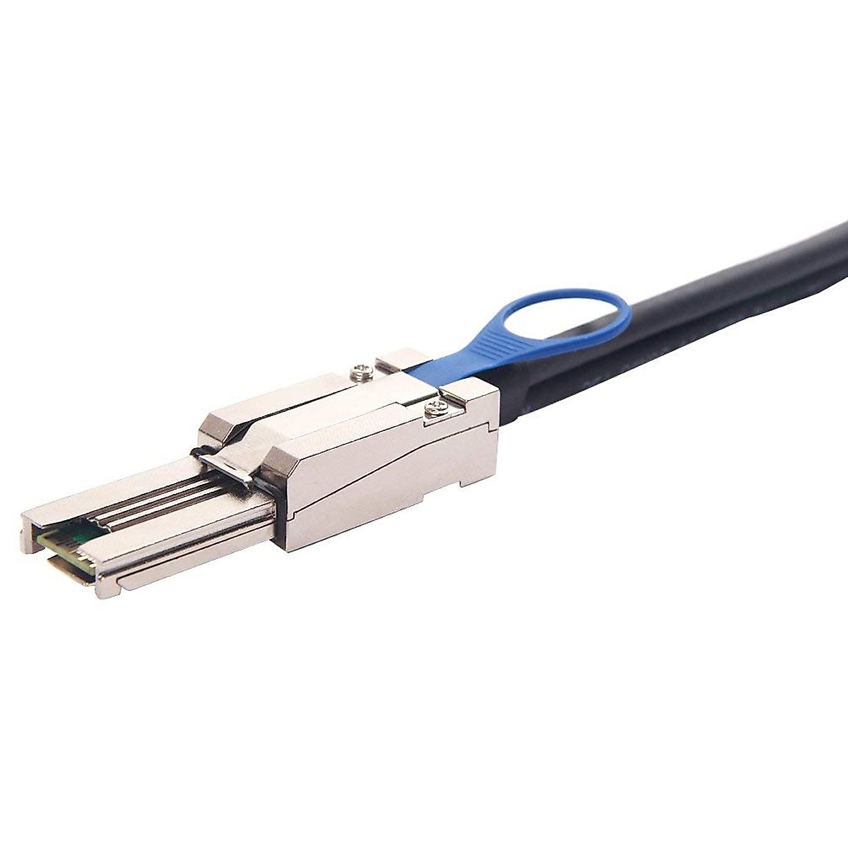 SFF-8088 to SFF-8088 External Mini SAS HD Cable, 3G/6Gbps SAS2.0 26Pin Hybrid Cable Attached SCSI for Raid Systems, DAS, External Storage Systems and Servers, 100-Ohm, 1-m(3.3ft)