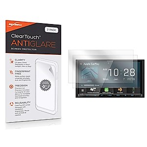 BoxWave Screen Protector Compatible with Kenwood Excelon DMX706S - ClearTouch Anti-Glare (2-Pack), Anti-Fingerprint Matte Film Skin for Kenwood Excelon DMX706S