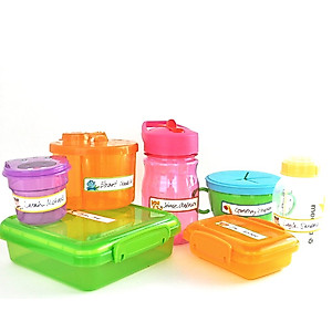 Removeable, Write-On Food Labels, Waterproof, Multipurpose, Freezer Safe, Self-Laminating Label, Dishwasher-Safe for Home Organization and Kitchen Labels (All-Purpose White), Made in The USA