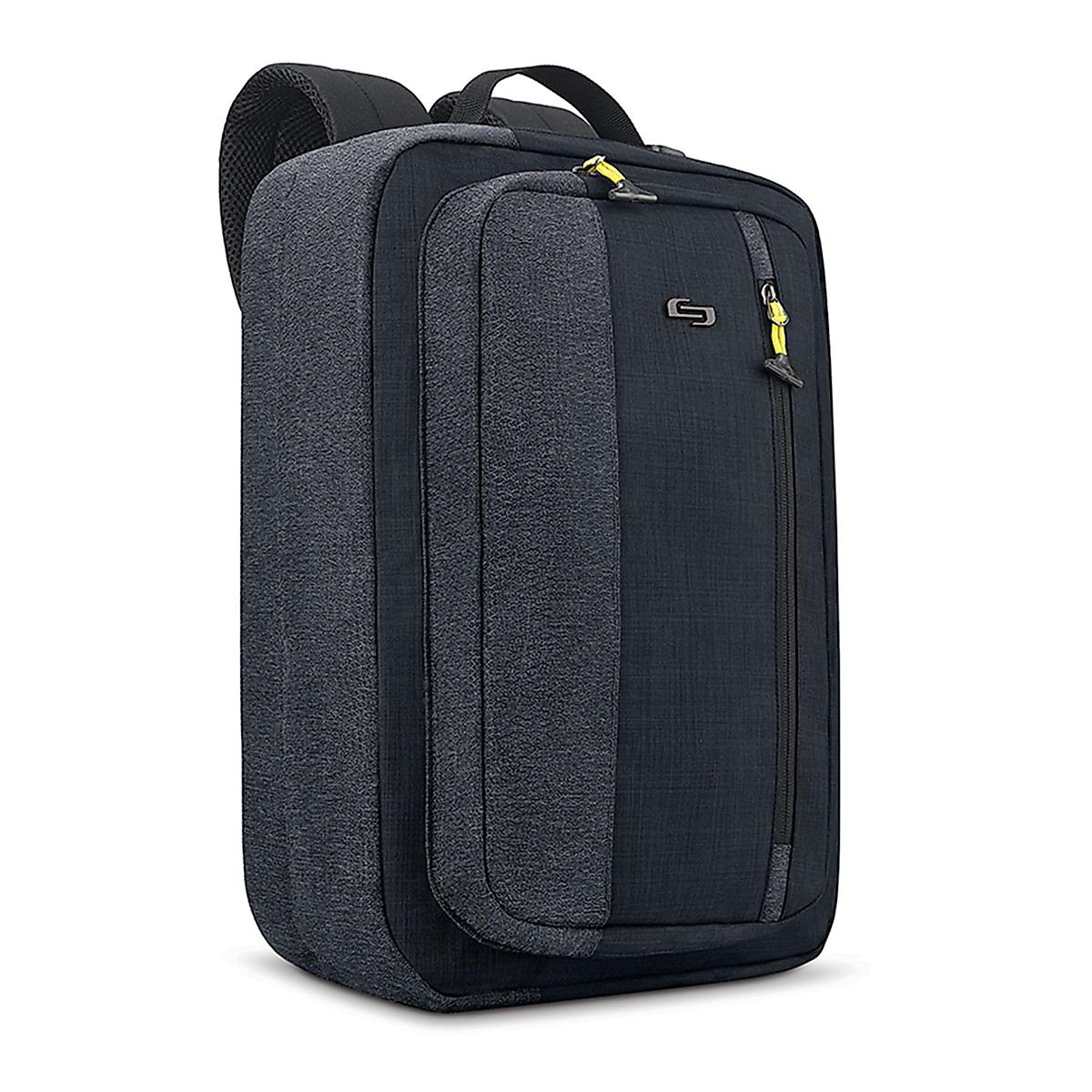 Solo Velocity 15.6 Inch Laptop Hybrid Backpack Briefcase, Navy/Grey