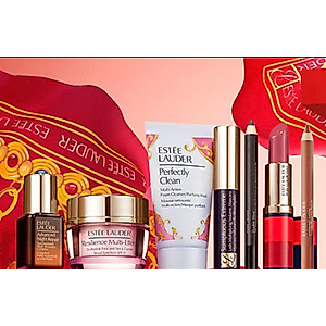 Estee Lauder 2021 8pcs Lift & Hydrate System Set Includes Resilience Multi-Effect Creme SPF 15, Advanced Night Repair Serum (Worth over $140!)