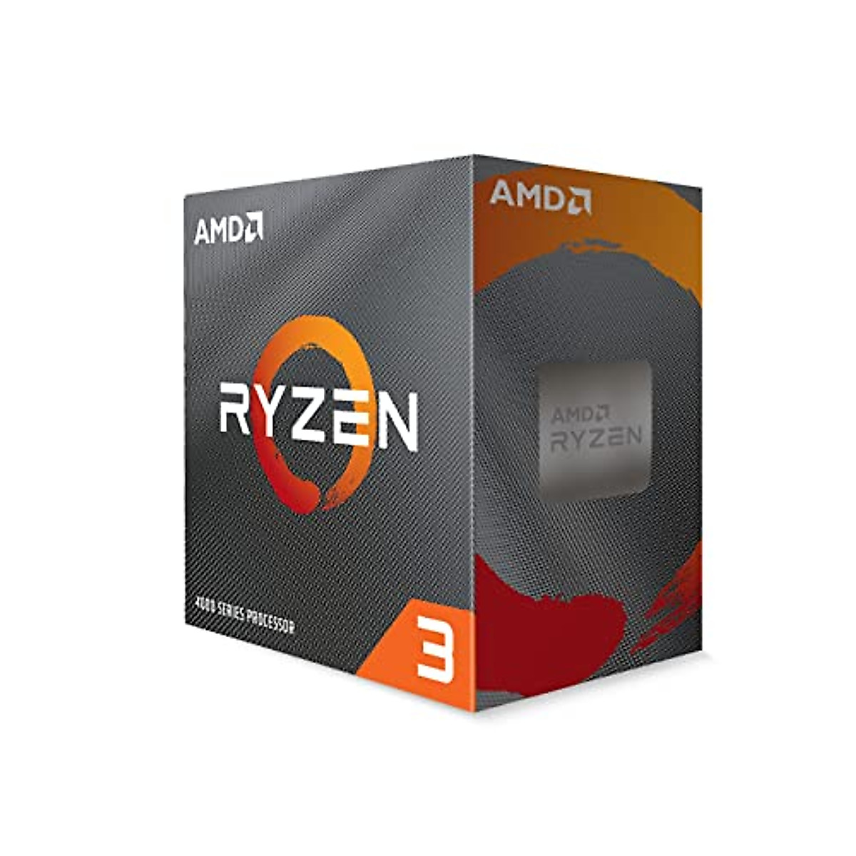 AMD Ryzen™ 3 4100 4-Core, 8-Thread Unlocked Desktop Processor with Wraith Stealth Cooler