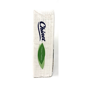 Chinet Classic White Premium Dinner Napkins, 2 Ply, 40 Count (Pack of 3)