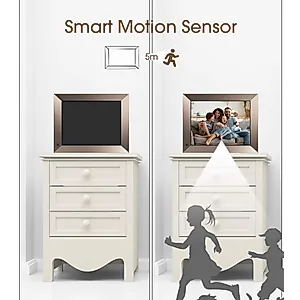 Dragon Touch 10 Inch WiFi Digital Picture Frame,Adjustable Magnetic Stand,IPS Touch Screen HD Display,16GB Storage,Motion Sensor,Auto-Rotate,Share Photos and Video via App and E-mail(Classic 10 Elite)