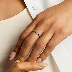 Ross-Simons RS Pure 0.42 ct. t.w. Multicolored Sapphire Eternity Band in 14kt Yellow Gold. Size 6