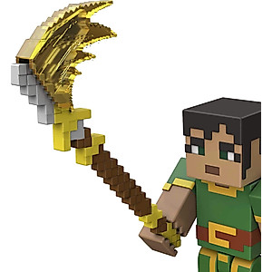 Mattel Minecraft Dungeons 3.25-in Collectible Battle Figure and Accessories, Based on Video Game, Imaginative Story Play Gift for Boys and Girls Age 6 and Older
