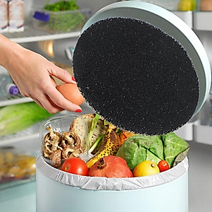 6 Pack Round Carbon Filter Compost Bin Filters Compost Bucket Filters Compost Filters 6.7 Inch Spare Activated Charcoal Home Bucket Refill Sets