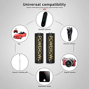 POWEROWL High-Capacity Alkaline AAA Batteries 24 Pack, 1.5v Long Lasting Triple A Battery, 10-Year Shelf Life