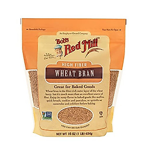 Bob's Red Mill Wheat Bran, 16-ounce (Pack of 4)