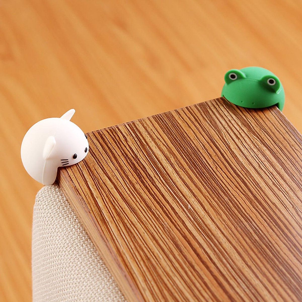 MXY Safety Anti-Collision Edge Corner Guard Protector Soft Silicone Thickening Collision Angle Table Desk Cover Pad Pack of 2 Units Brown Bears