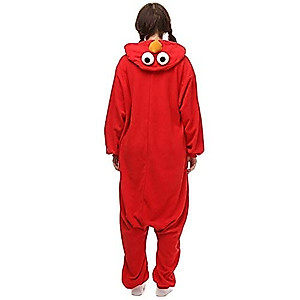 ROYAL WIND womens Pyjamas Cartoon Sleepwear Cosplay Costume Homewear, Red, Medium