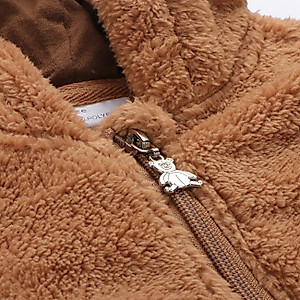 AIMISYOU Infant Fleece Jacket 6-12 Months Neutral Baby Boy Clothes Winter Outfit for Girl