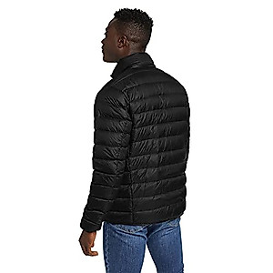 Eddie Bauer Men's CirrusLite Down Jacket, Black Recycled, X-Large