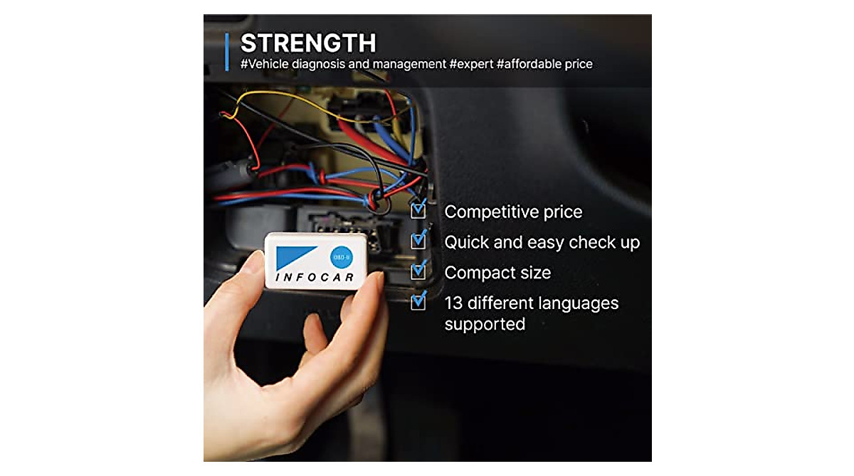 INFOCAR Smart Scanner - Vehicle Health Monitor with App for iPhone ...