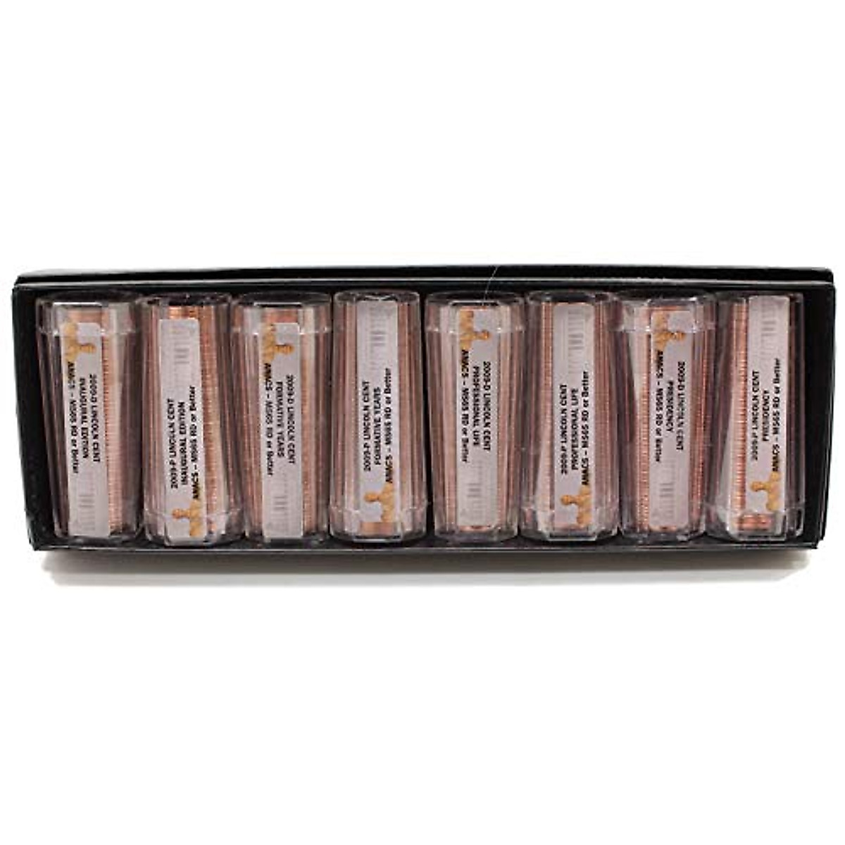 2009 P & D Lincoln Bicentennial Cent Set 8 Rolls MS-65 or Better
