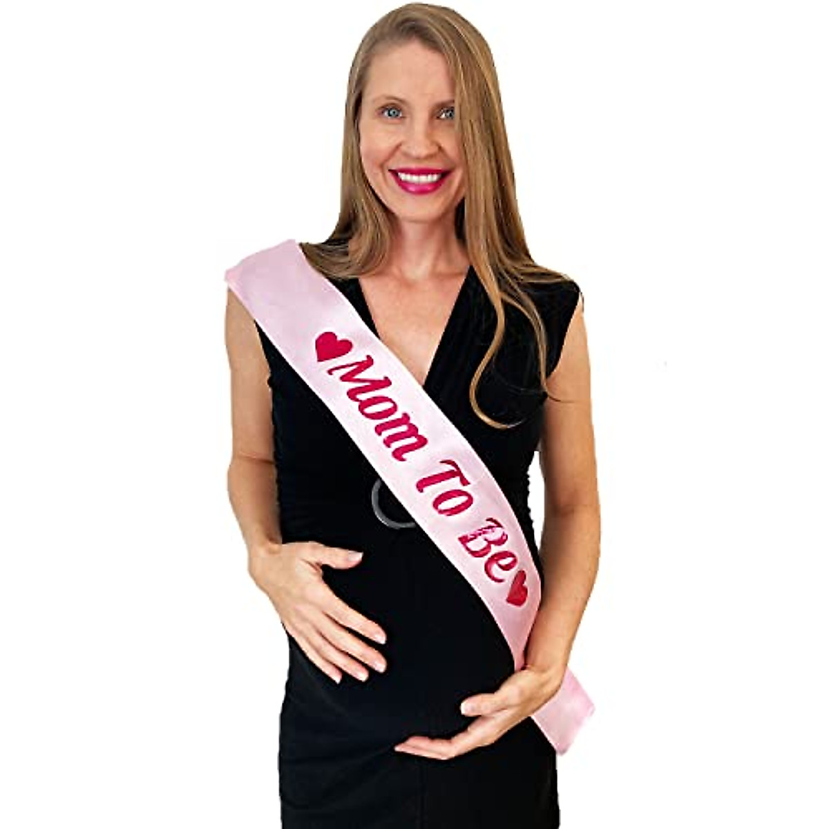 Shimmer Anna Shine Baby Shower Sash (Pink)