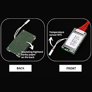 Fafeicy 10S 36V 30A Li-ion Cell Battery PC B Board with Balance Function Battery Protection Board 36V for 10 Series Cell Li-ion Batteries
