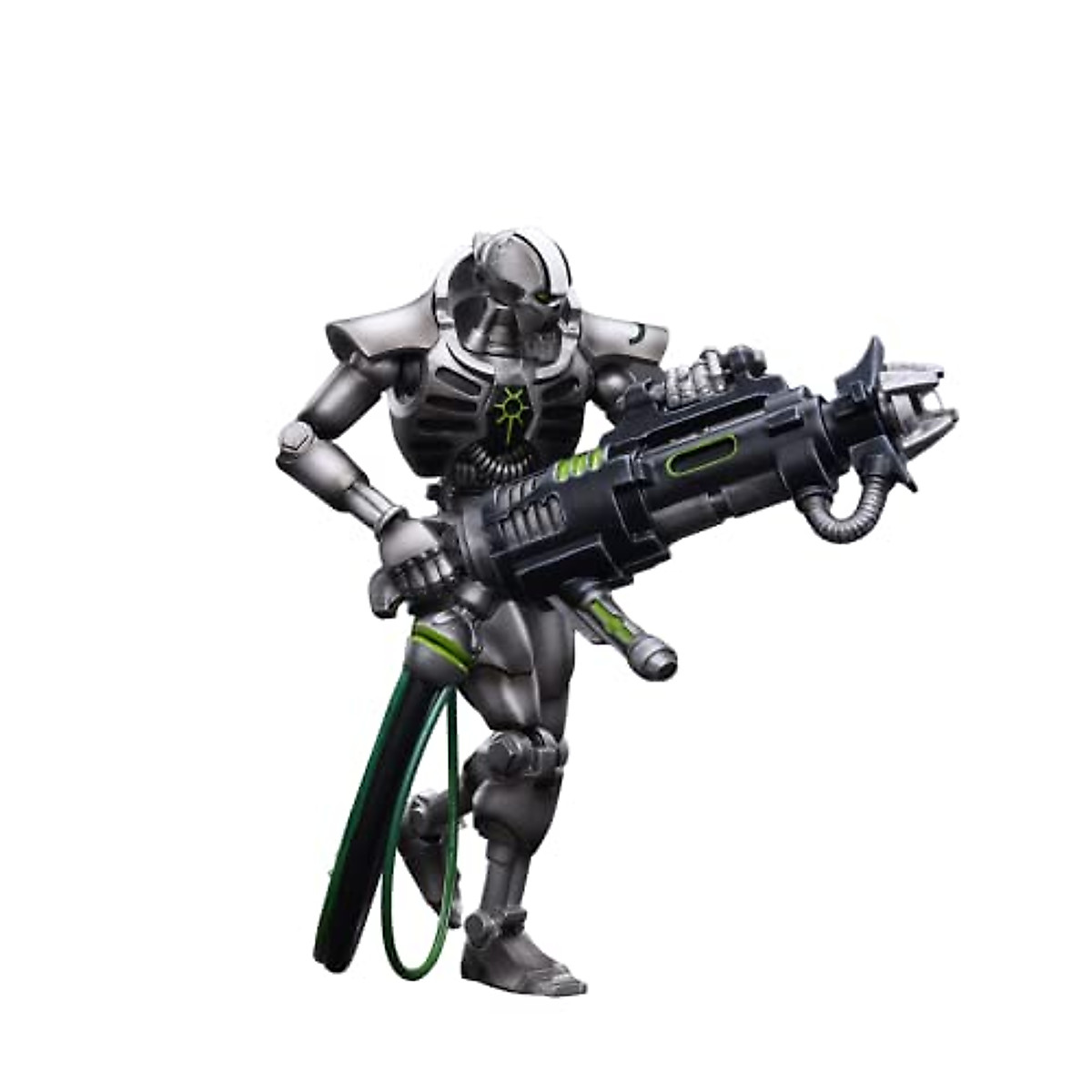 JoyToy 1/18 Warhammer 40,000 Action Figure Necrons Sautekh Dynasty Immortal with Tesla Carbine Collection Figure