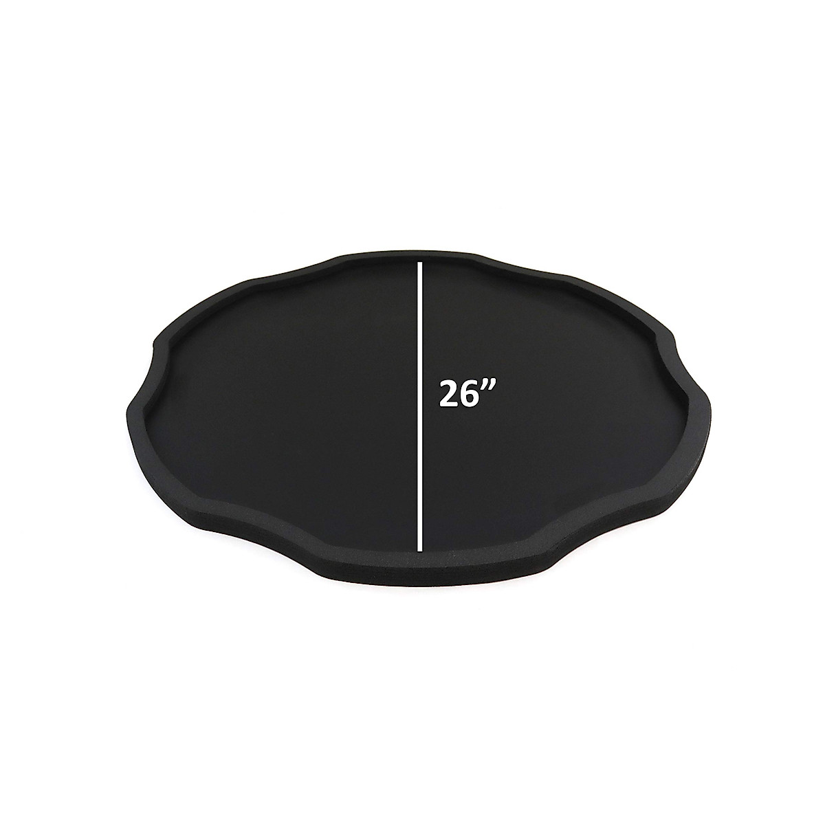 Polar Whale Christmas Tree Mat Premium Heavy Duty Floor Protector Tray Waterproof Scratch Protection Indoor Outdoor Washable Large