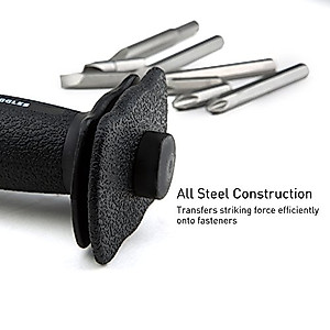 Capri Tools Premium Impact Driver Set, Manual Reversible, for Brake Caliper Screws, 1/2" Drive, Screwdriver