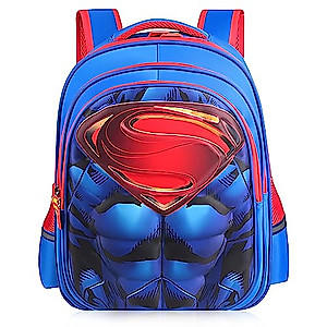 Zrutpim Lightweight Waterproof School Backpack for Kids,3D Cartoon Kids Backpack for School Boys Girls Kindergarten Elementary Toddler Backpack(blue)
