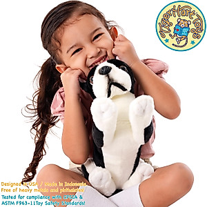 TigerHart Baxter The Boston Terrier - 12 Inch Stuffed Animal Plush Dog