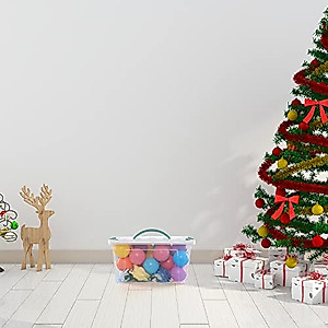 Ggbin 12 Quart Latching Storage Box with Lid, 1 Pack Plastic Organizing Bin