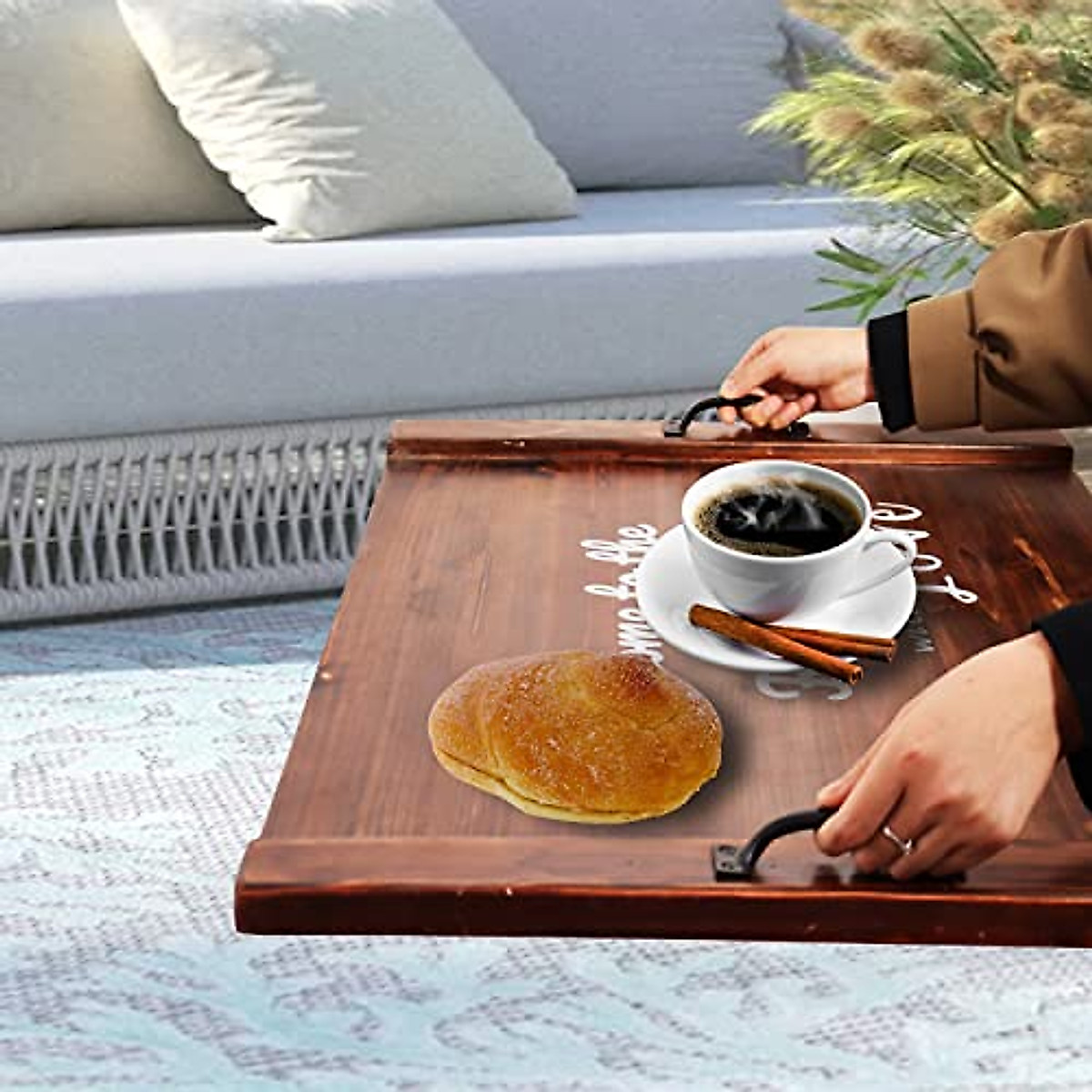 Gas Stove Burner Covers with Handles,LEKUAIJIA Electric Stove Burner Covers Made of Extra Thick Pine Wood, Handcrafted Cookware.