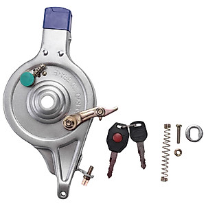 Jteyult 100 Type Electric Bike Rear Drum Brake E-Bike Rear Wheel Rise Brake with Lock E-Bike Rise Brake