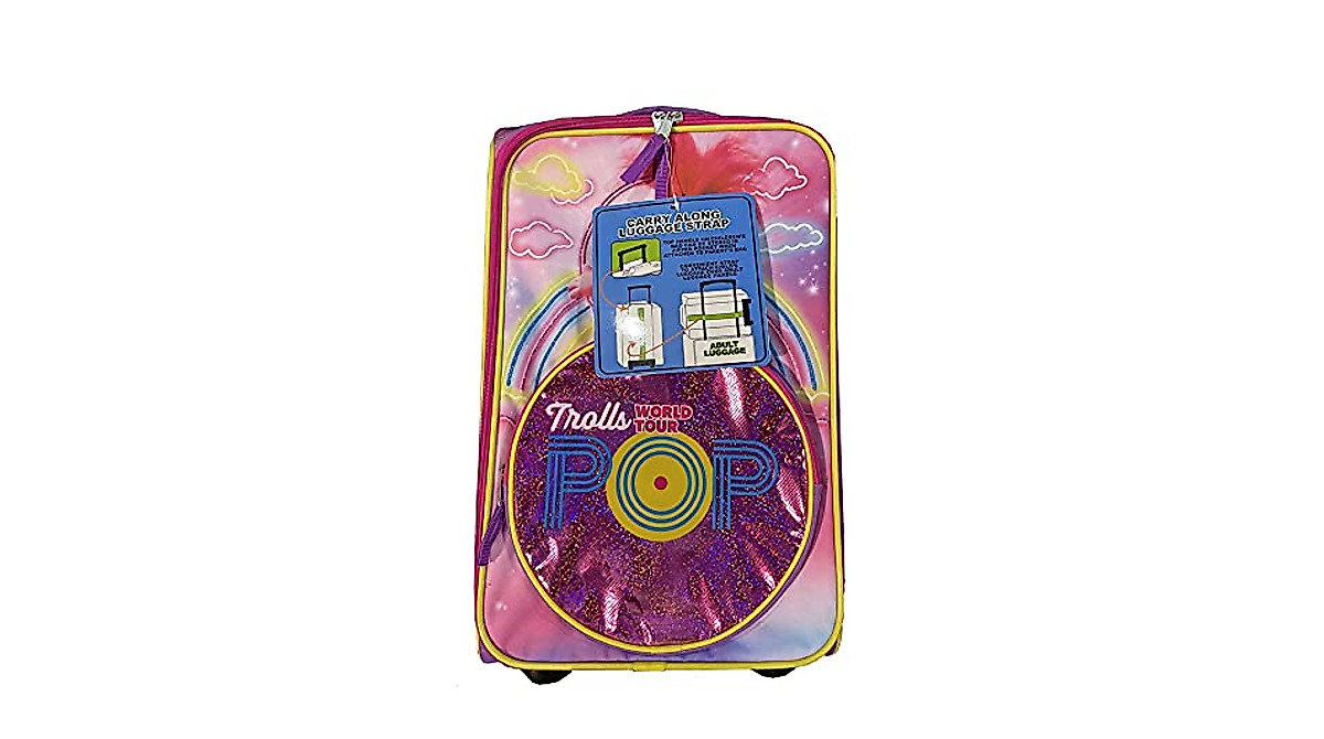 Trolls World Tour 18" Rolling Luggage - Fun & Colorful