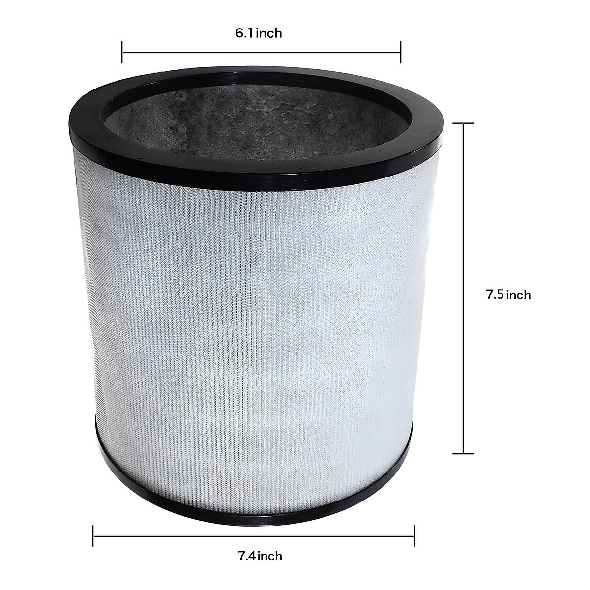 HQRP HEPA Filter compatible with Dyson Pure Cool Link TP02 TP03, Pure Cool TP01 AM11 Tower, Pure Cool Me BP01 Personal Fan, replacement for 968126-03 EVO Filter 2nd Generation