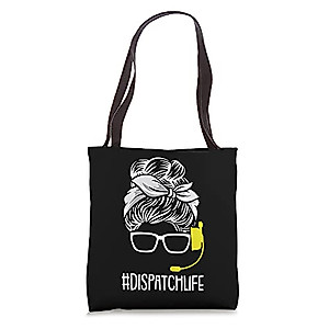 Dispatch Life 911 Dispatcher Thin Gold Line Operator Tote Bag