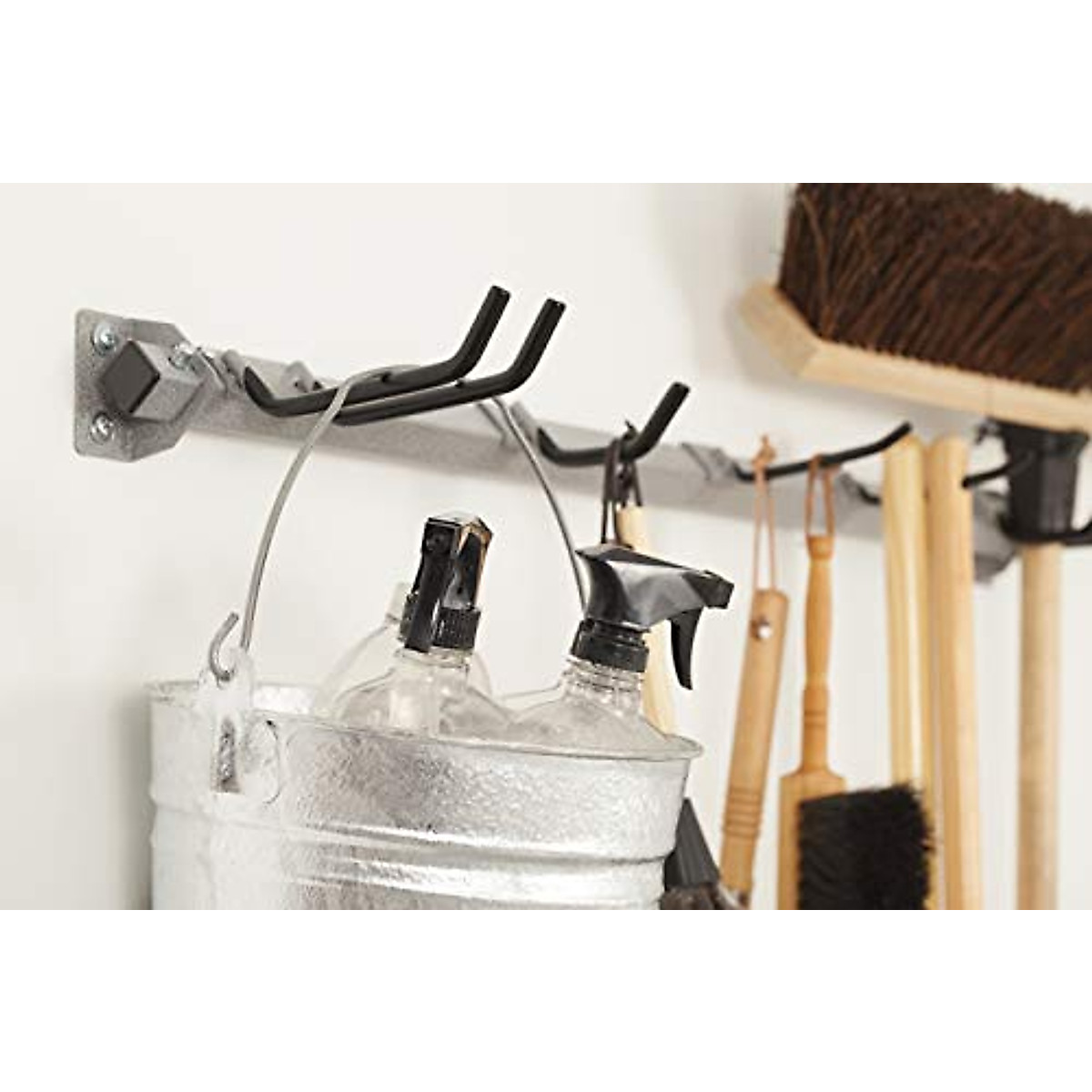 Monkey Bars Storage Mop & Broom 200-LBS Customizable Organizer Wall Mount