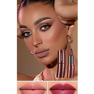 BANGFENG 6 Colors Matte Lipstick Set New Upgraded Formula Nude Moisturizer Smooth Lipstick Long Lasting Not Dry or Cracked Lipstick Makeup Gift Set