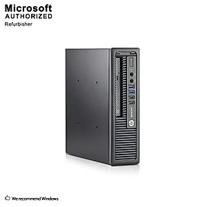 HP EliteDesk 800 G1 USFF Business Desktop Computer, Intel Quard Core i7 4770S up to 3.9GHz, 16G DDR3, 1T SSD, WiFi, BT 4.0, USB 3.0, VGA, DisplayPort, Win 10 64-Bit Supports EN/ES/FR(I7)(Renewed)