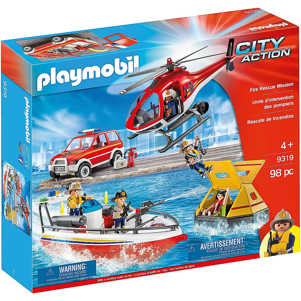 Playmobil Fire Rescue Mission [Amazon Exclusive]