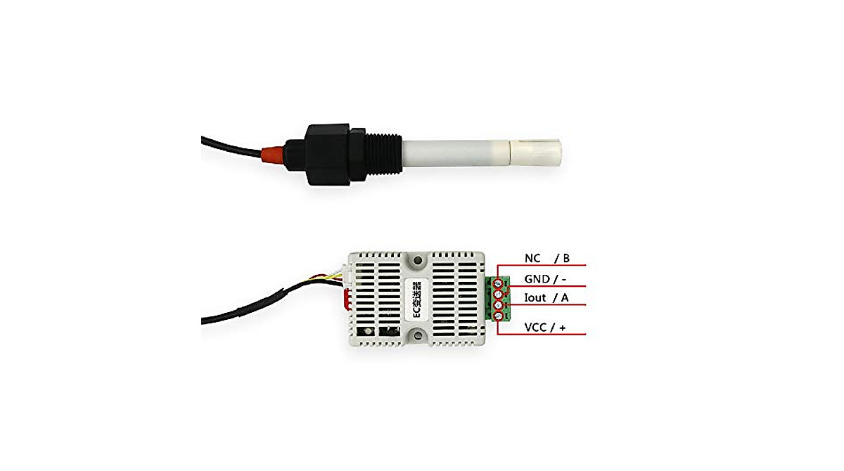 Taidacent EC Transmitter for Water Quality Monitoring | 4-20mA TDS Sensor