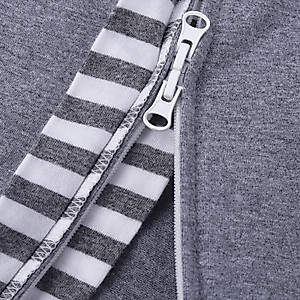 aQuooky Baby Blanket Sack with Arms Free Design,Transition to Arms Free Wearable for Newborn Girl and Boy,Medium 3-6Months, Grey Color