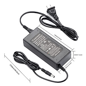 Cupinyo 42V 2A Universal Charger 1 Prong for 36V Lithium Battery Compatible with Most Brands with 5.5mm DC Plug