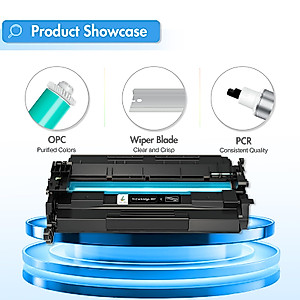 TRUE IMAGE Compatible Toner Cartridge Replacement for Canon 057 057H CRG-057 Work with ImageCLASS MF445dw MF448dw LBP226dw LBP227dw LBP228dw MF449dw MF445 Laser Printer Ink (Black, 2-Pack)