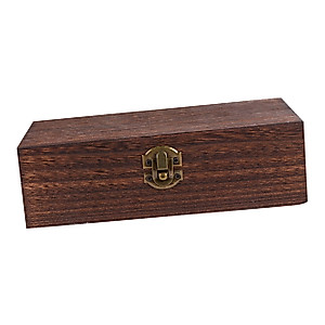 FOMIYES Wooden Keepsake Box with Lids Jewelry Organizer Case Rectangular Jewelry Box Vintage Storage Case for Watches Bracelet Necklaces Rings Earrings