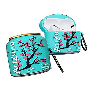 Compatible with Airpods Pro Case, 3D Cartoon Silicone Drink Funny Cute Cool Shockproof Protective Pods Pro Cases Cover Skin Shell for Girls Boys Kids Teens Women